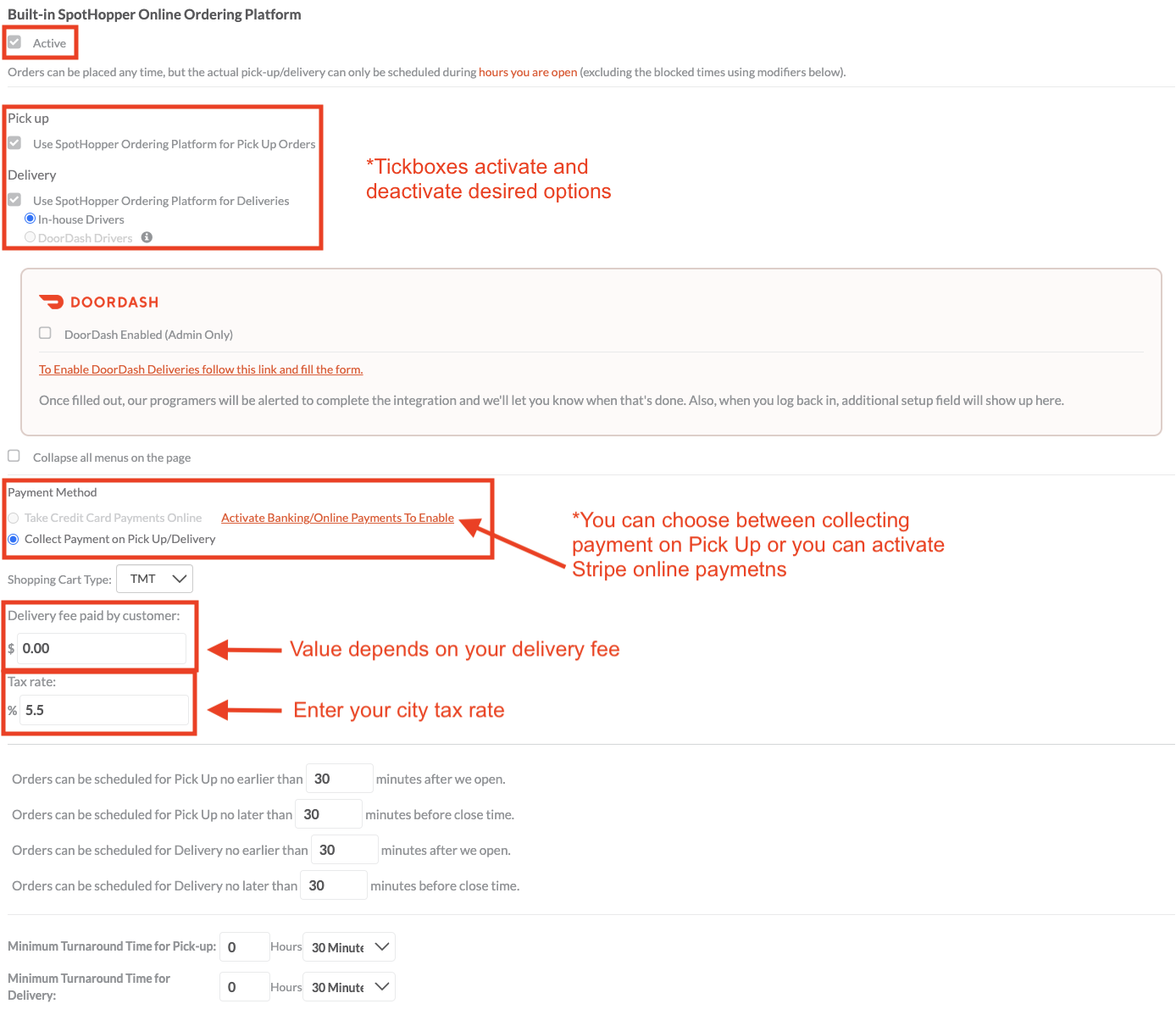 Online Ordering Instructions