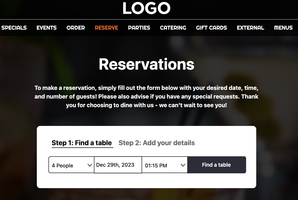 How Customers Make Reservations on Your Website