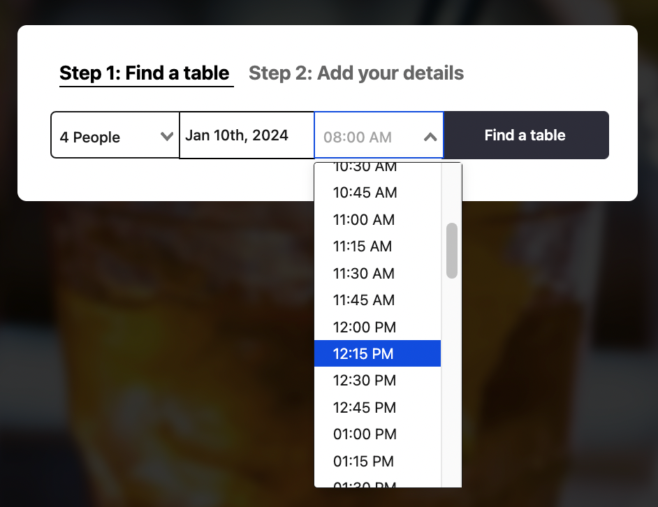 How Customers Make Reservations on Your Website